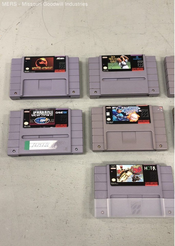 Lot of Assorted Nintendo SNES Game Cartridges | eBay