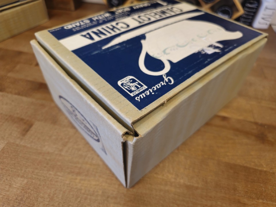 Vintage Camelot China Gravy Boat & Stand Gracious Pattern 1990 In Box ...