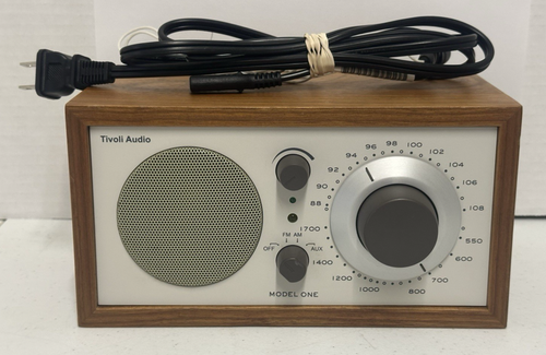 Tivoli Audio Henry Kloss Model One AM FM Radio Walnut Finish w/ Antenna ...