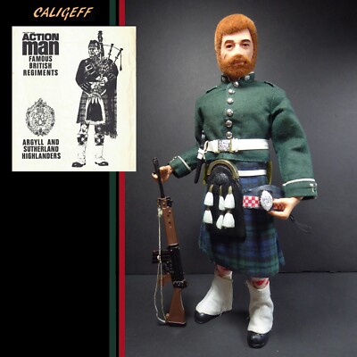 Superb Vintage 1970 Action Man Argyll & Sutherland Highlander ~Complete ...