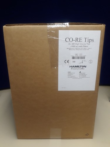 Hamilton 235905 CO-RE Tips 8 x 480 High Volume 1000ul w/ Filters | eBay