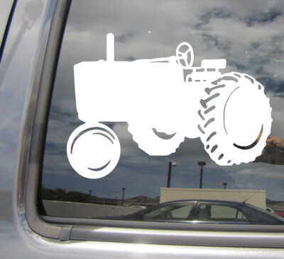 Farm Tractor - Farmer Farming Auto Window High Quality Vinyl Decal ...
