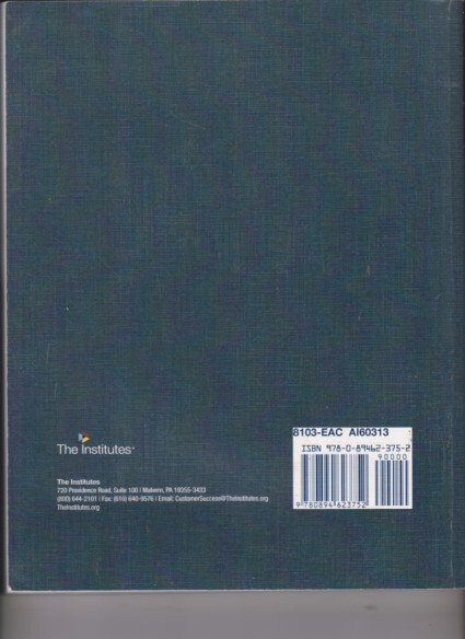 Foundations of Insurance Production:Commercial Property Ins. BOOK ONLY ...