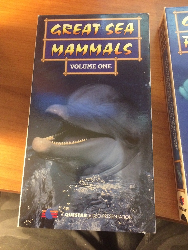 Life in the Sea Volumes 1 and 2 (VHS) Sharks, Barracudas, Whales ...