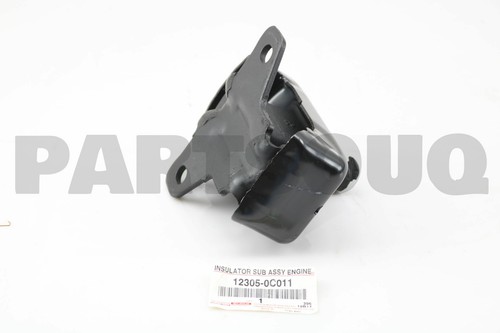 123050C011 Genuine Toyota INSULATOR, ENGINE MOUNTING, FRONT 12305-0C011 ...