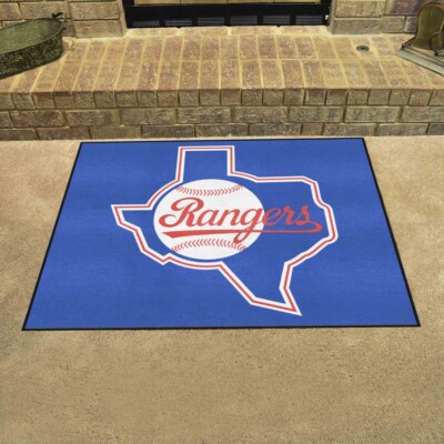 MLB Retro - Texas Rangers All-Star Rug - 34 inx42.5in-Texas Rangers ...