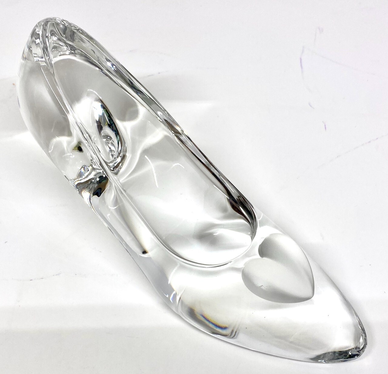 New Disney Arribas Brothers Large Cinderella Glass Slipper - 8" Slipper ...