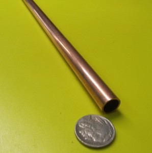 122 Alloy Copper Tube, 12 mm OD x 10 mm ID x 1 mm Wall x 1 Meter ...