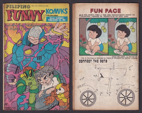 1996 Philippines PILIPINO FUNNY Komiks For Children MIGHTY CYBOT Comics ...
