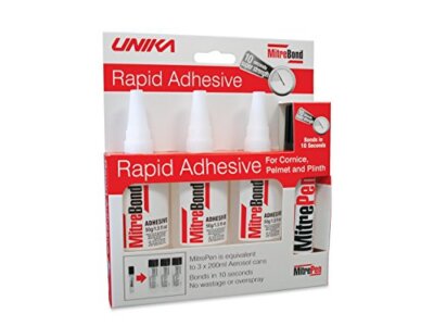 Unika MitreBond Mitre Pen Super Glue Activator and Adhesive Pack; MITRE ...