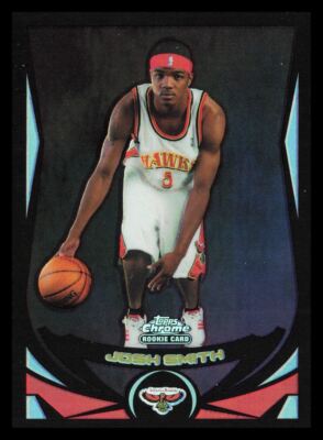 2004-05 Topps Chrome Black Refractor Josh Smith Rookie 78/500 Atlanta ...