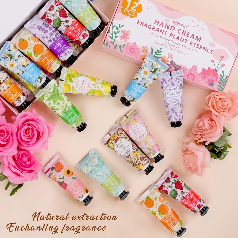 12 Pack Hand Cream Gifts Set For Women, Mini Hand Lotion Travel Size in ...
