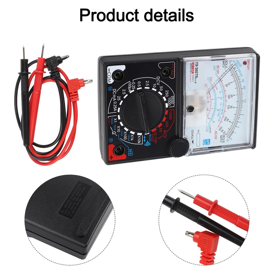 Digital Multimeter For Home Use Measure Voltage High Accuracy LED ...