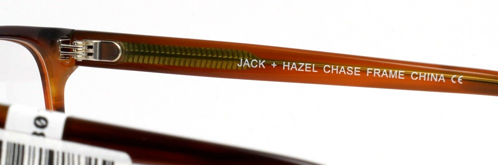 JACK + HAZEL Chase Blonde Mens Square Full Rim Eyeglasses 52-16-145 B ...