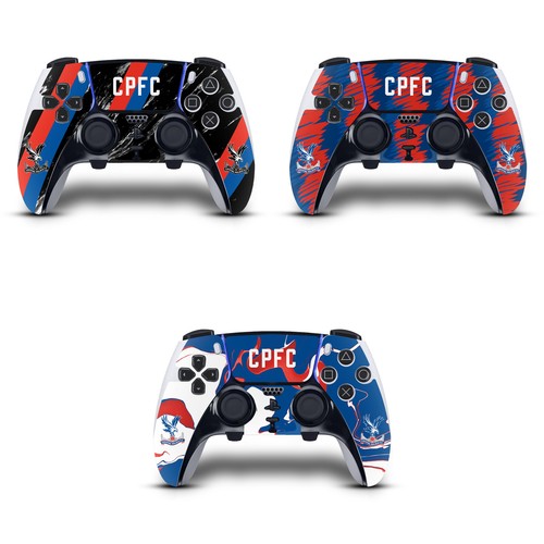 CRYSTAL PALACE FC LOGO ART VINYL SKIN FOR SONY PS5 DUALSENSE EDGE ...