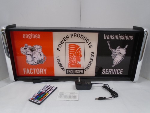 Tecumseh Small Engine LED Display lighted sign lightbox Wall hanging ...