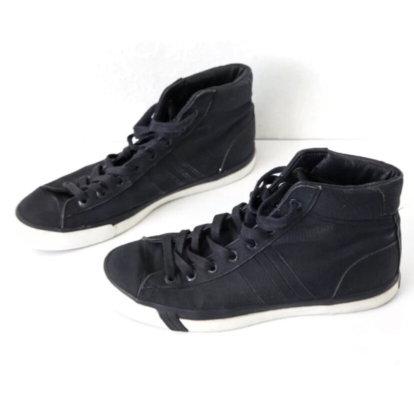 Pro Keds Mens High Top Lace up Sneakers Shoes Black C… - Gem