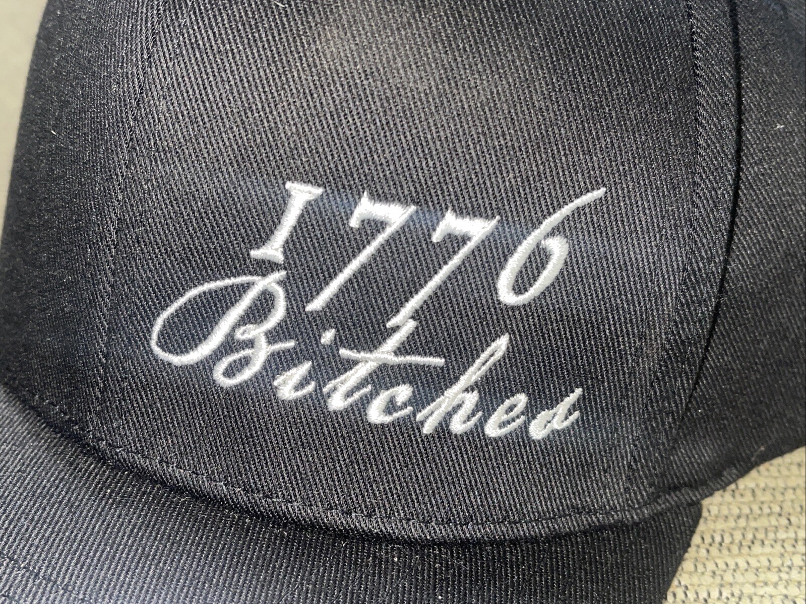 1776 Bitches 2A Cap Hat Black Flexfit Freedom USA S/M Brand New | eBay