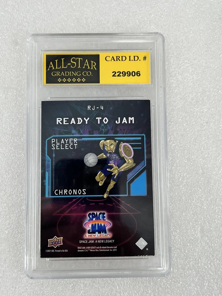 2021 UPPER DECK SPACE JAM NEW LEGACY READY TO JAM FOIL CHRONOS RJ-4 ASG ...