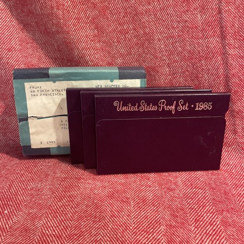 1985-S Proof Set United States US Mint Original Government Packaging ...