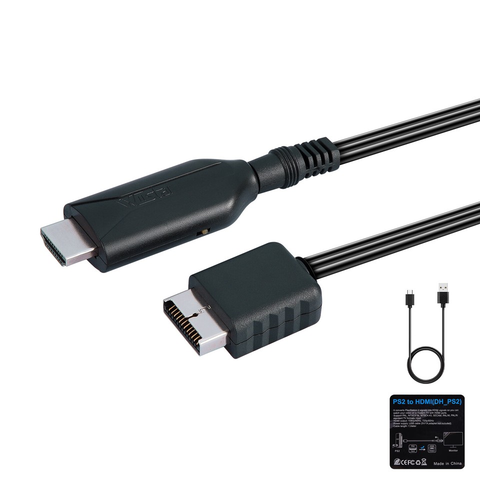 HDMI Cable for Sony PS1/PS2 Console PS1 PS2 to HDMI Adapter Video ...
