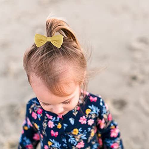 10 Pack Baby Girl Nylon Headbands and Bows Newborn Infant Toddler Child ...