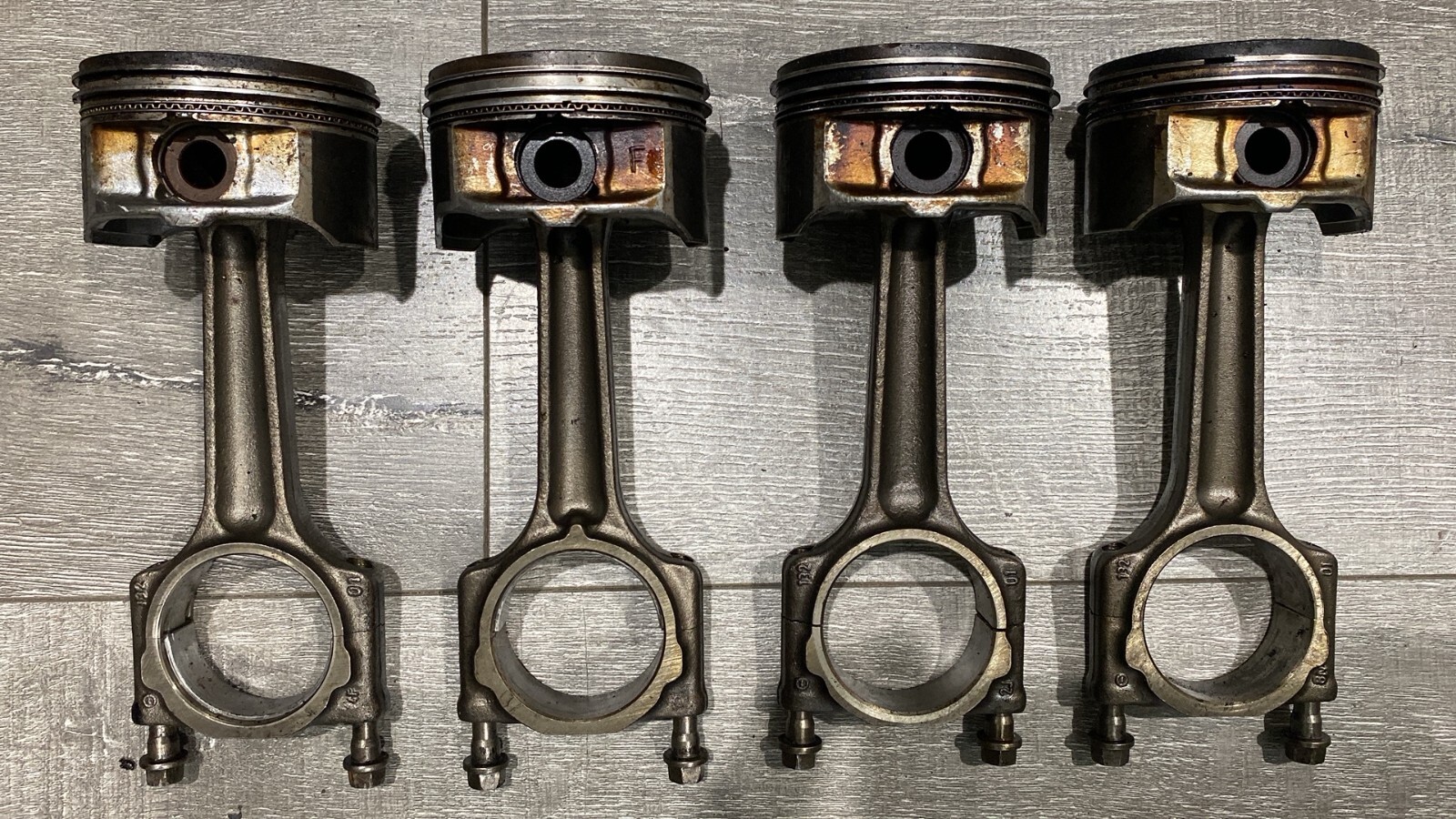 02-08 R52 R53 Mini Cooper S Pistons with Connecting Rods set of 4 | eBay