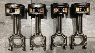 02-08 R52 R53 Mini Cooper S Pistons with Connecting Rods set of 4 | eBay
