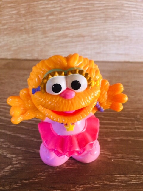 Sesame Street Workshop Zoe PVC Figure RARE | eBay