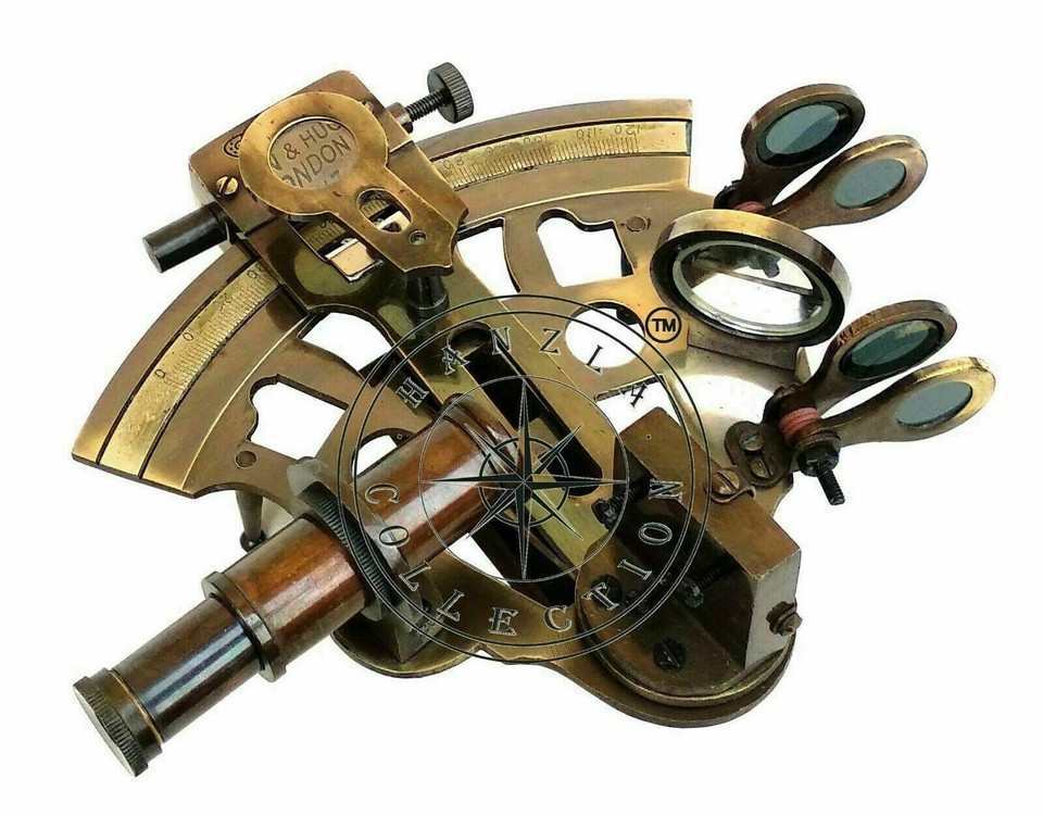 Antique Brass Working Vintage Nautical Ship Astrolabe Marine Sextant ...
