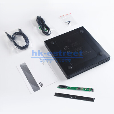 USB External Case Enclosure for 12.7mm PATA IDE Laptop DVD Blu-ray ...