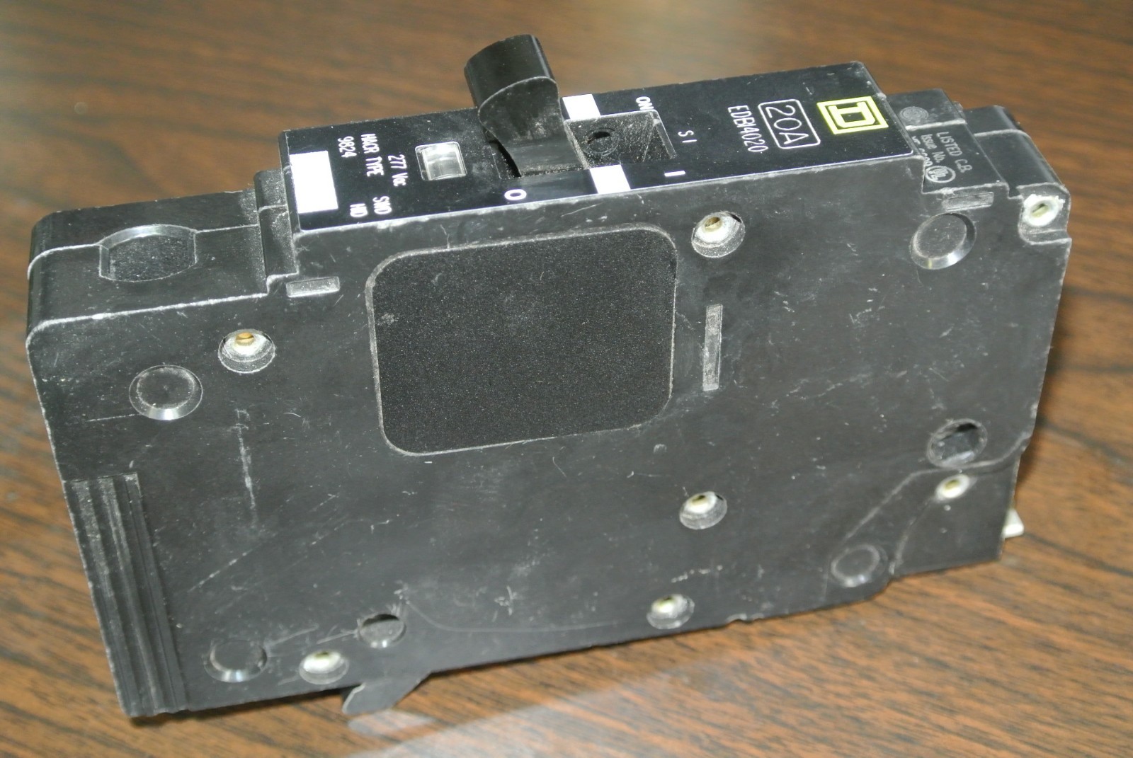 SQUARE D EDB14020 CIRCUIT BREAKER - 20A, 1-POLE, 277VAC | eBay