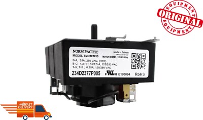 Original 234D2377P005 New Genuine OEM Dryer Timer TMD1EM35 728834779687 ...