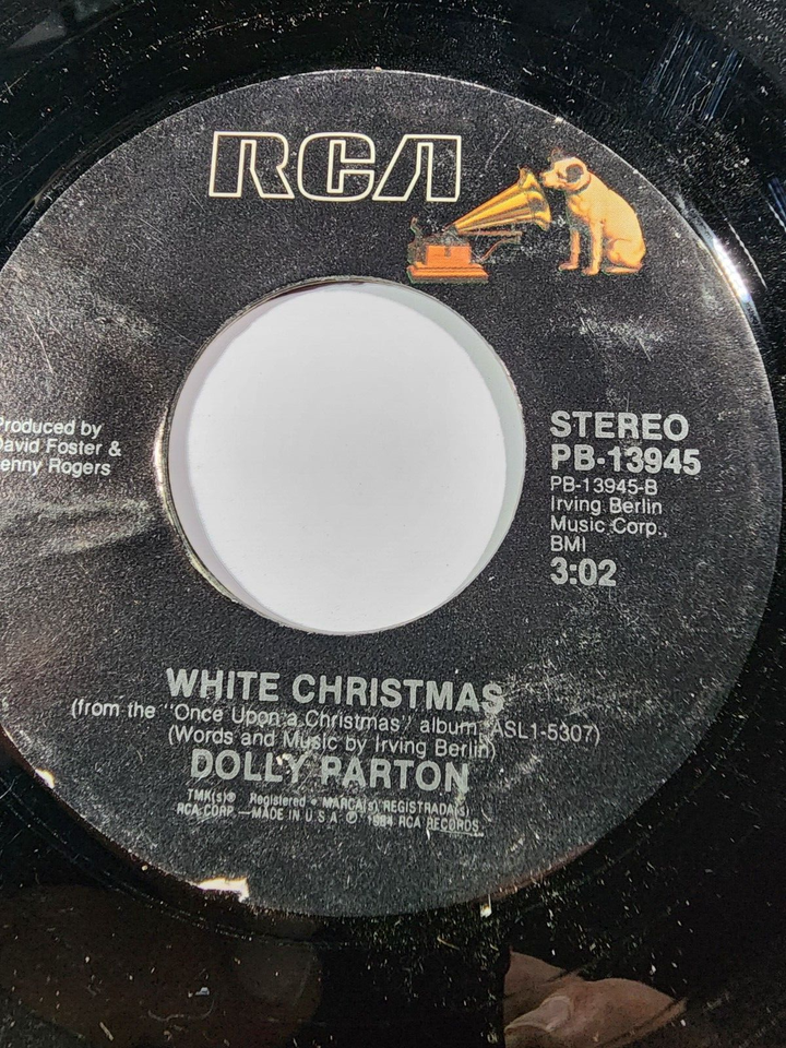 DOLLY PARTON White Christmas / The Greatest Gift Of All-RCA VG F7 | eBay