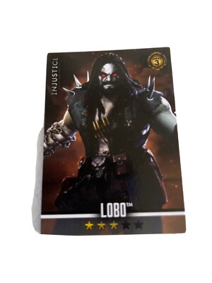 Injustice Gods Among Us Arcade Card; Lobo Series 3 | eBay