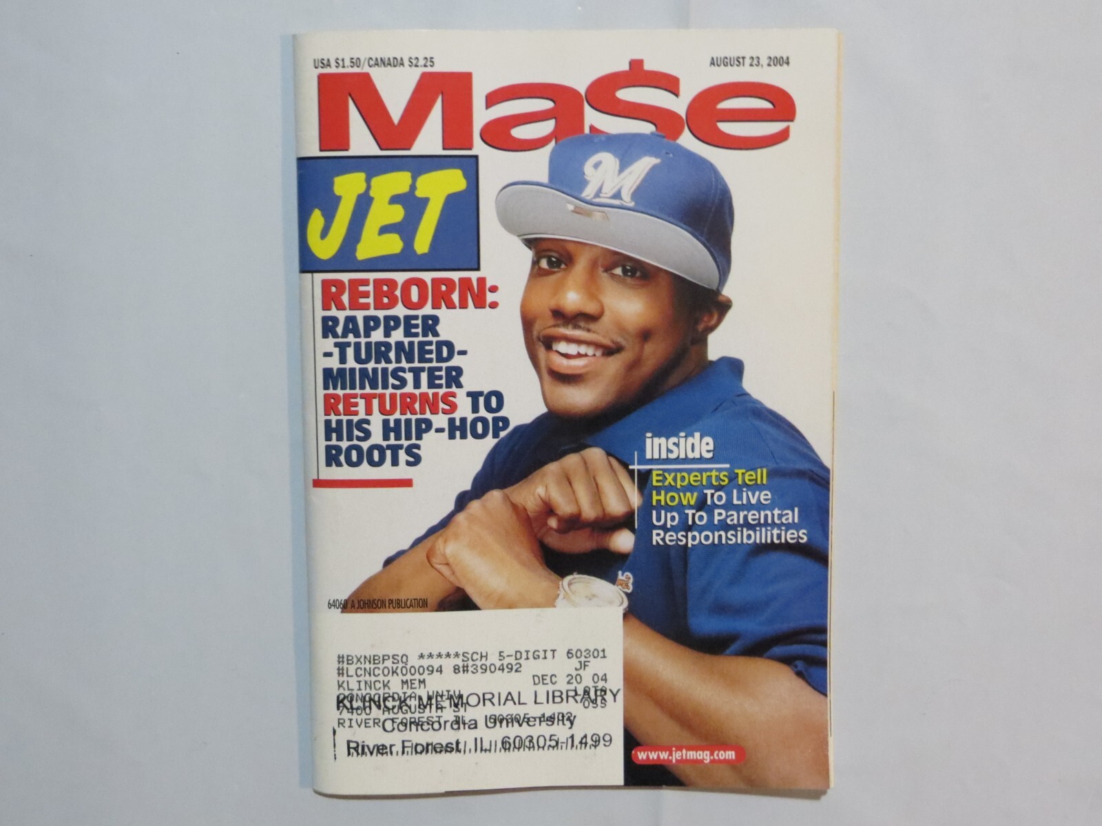 Jet Magazine August 23, 2004 - Rapper Turned Minister MaSe - Ma$e WB | eBay