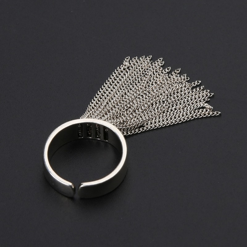 Vintage Unique Ring Tassel Rings Thai Silver Rings Party Jewelry Gifts ...