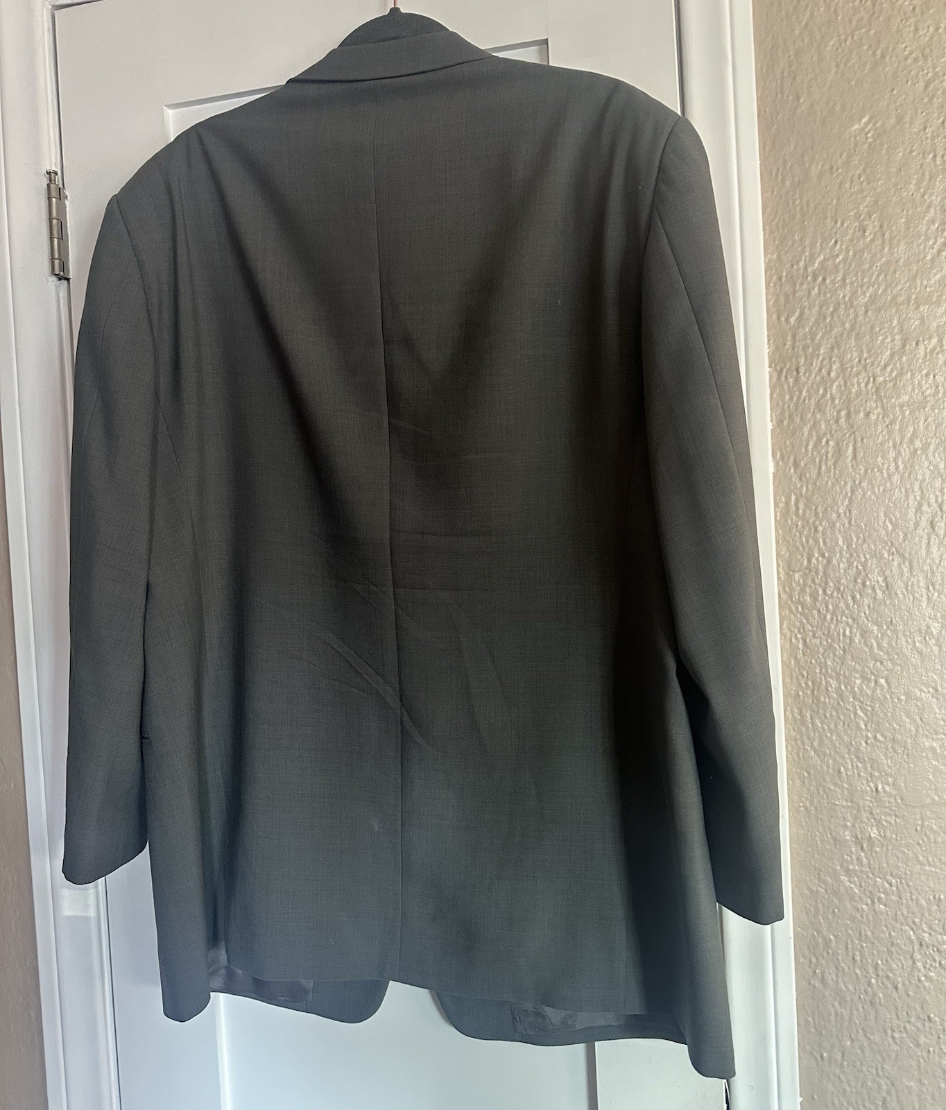 Armani Collezioni Men Classic Suit Jacket Size 46R 100% Wool Made In ...