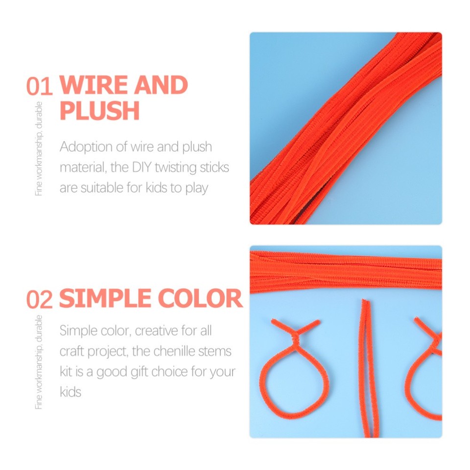 5 Count Craft Supplies for Kids Twisting Stick DIY Crafts Making ...