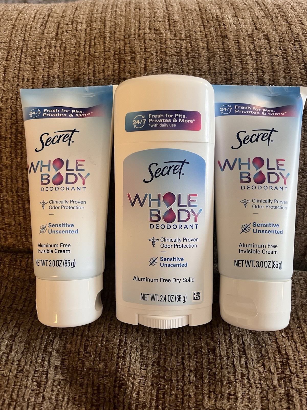 Secret Whole Body Deodorant Cream Stick Bundle | eBay
