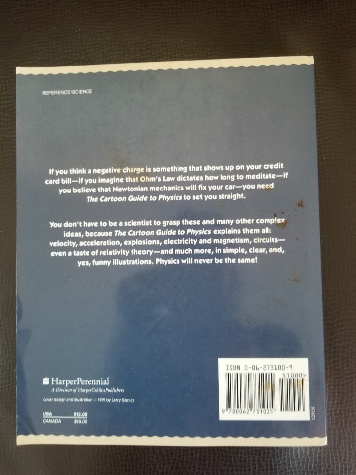 Cartoon Guide to Physics Gonick Book | eBay