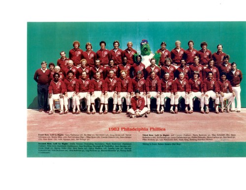 1982 PHILADELPHIA PHILLIES 8X10 TEAM PHOTO BASEBALL COMBINED SHIPPING ...