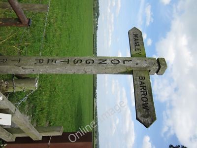 Photo 6x4 Fingerpost on the Longster Trail Long Green/SJ4770 The ...