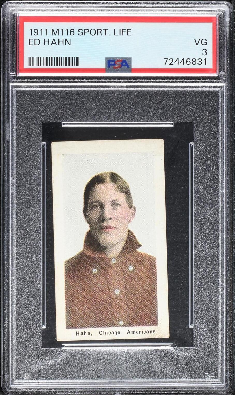 1910-11 Sporting Life - M116 - M116 Ed Hahn Blue Back (RC) for sale ...