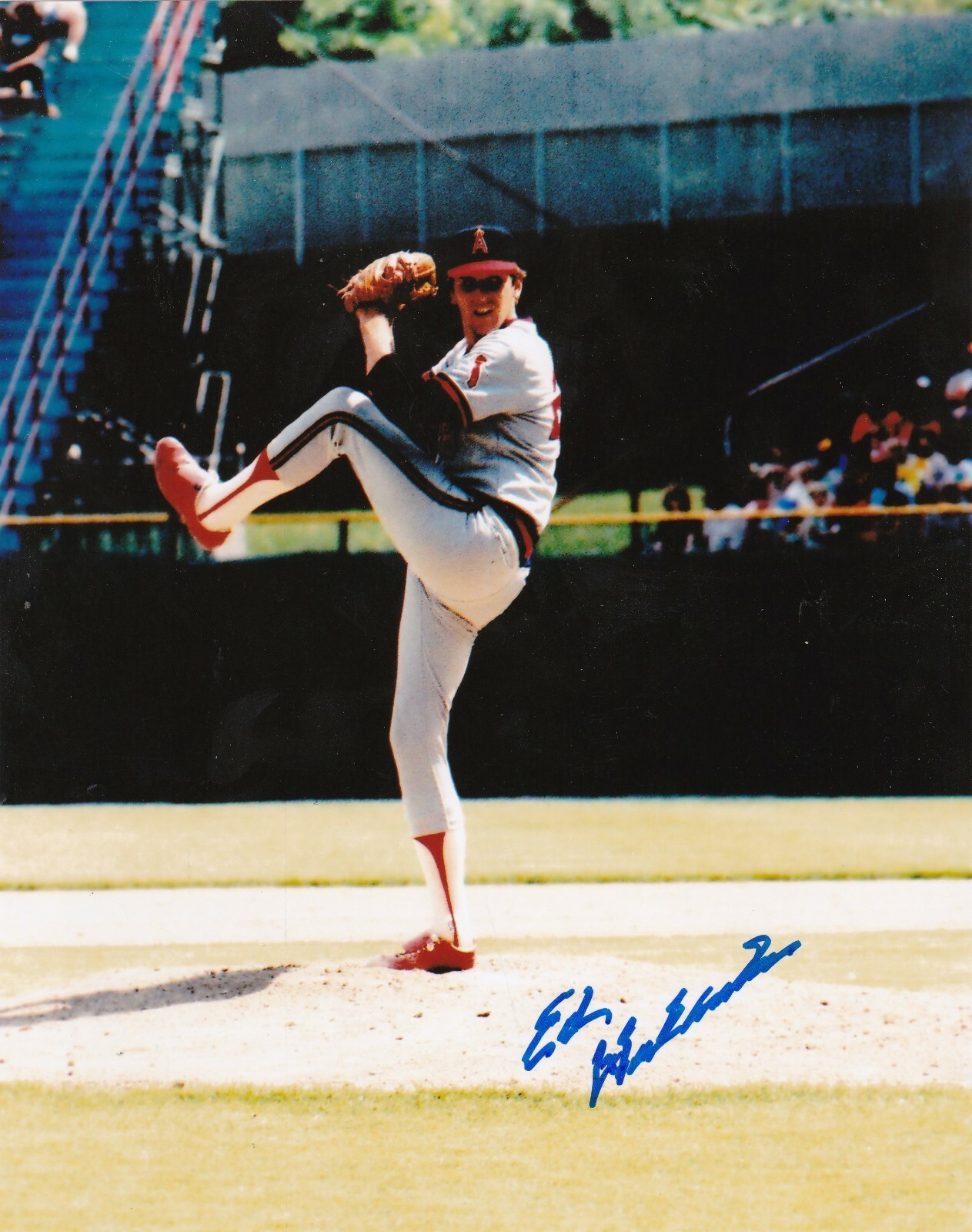 ED HALICKI CALIFORNIA ANGELS ACTION SIGNED 8x10 | eBay