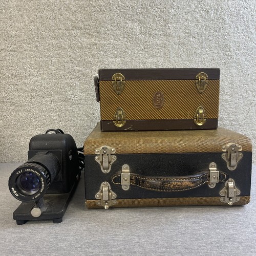 Argus Slide Projector 4” Projection Anastigmat 3.5 w 2 Cases for Slides ...