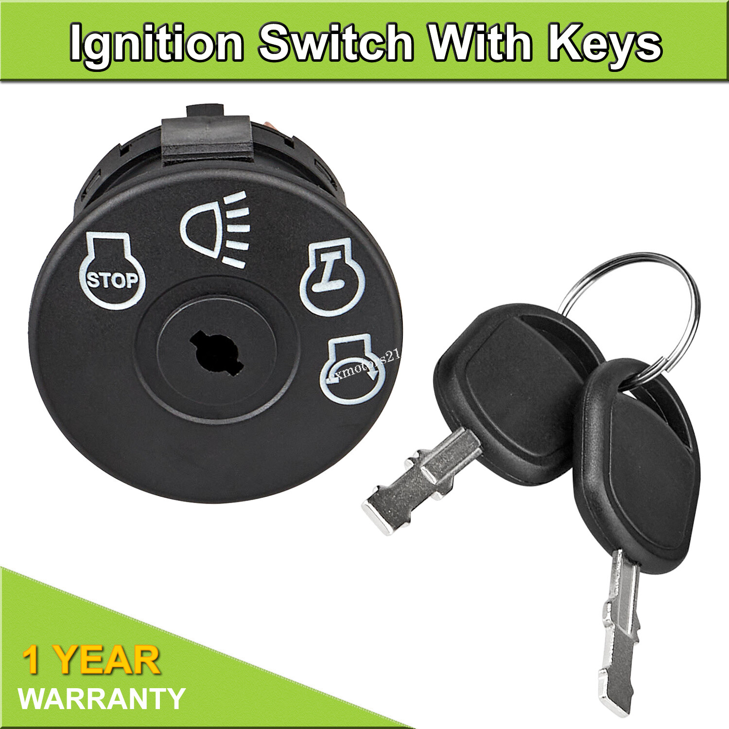 Ignition Switch Starter For Husqvarna LTH1342 YTHP1542 YTH1848XP Lawn ...