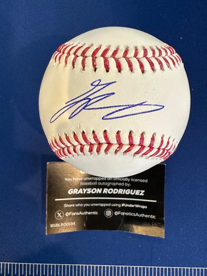 2024 Fanatics Under Wraps Grayson Rodriguez Certified Autographed ...
