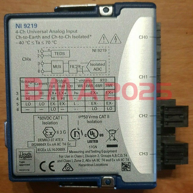 National Instruments NI-9219 Analog Input for sale online | eBay