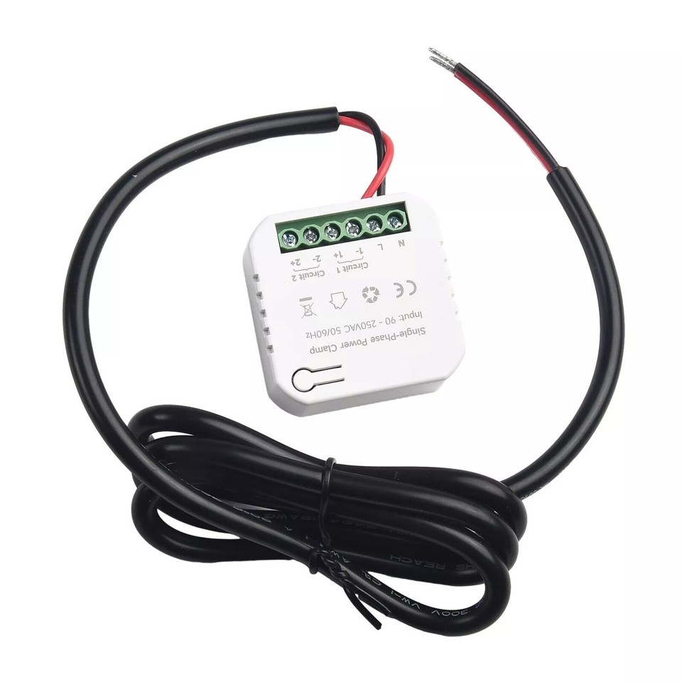 Smart Tuya Life WIFI Energy Meter 200A With 2 Clamp Ct App KWh 80A/120A ...